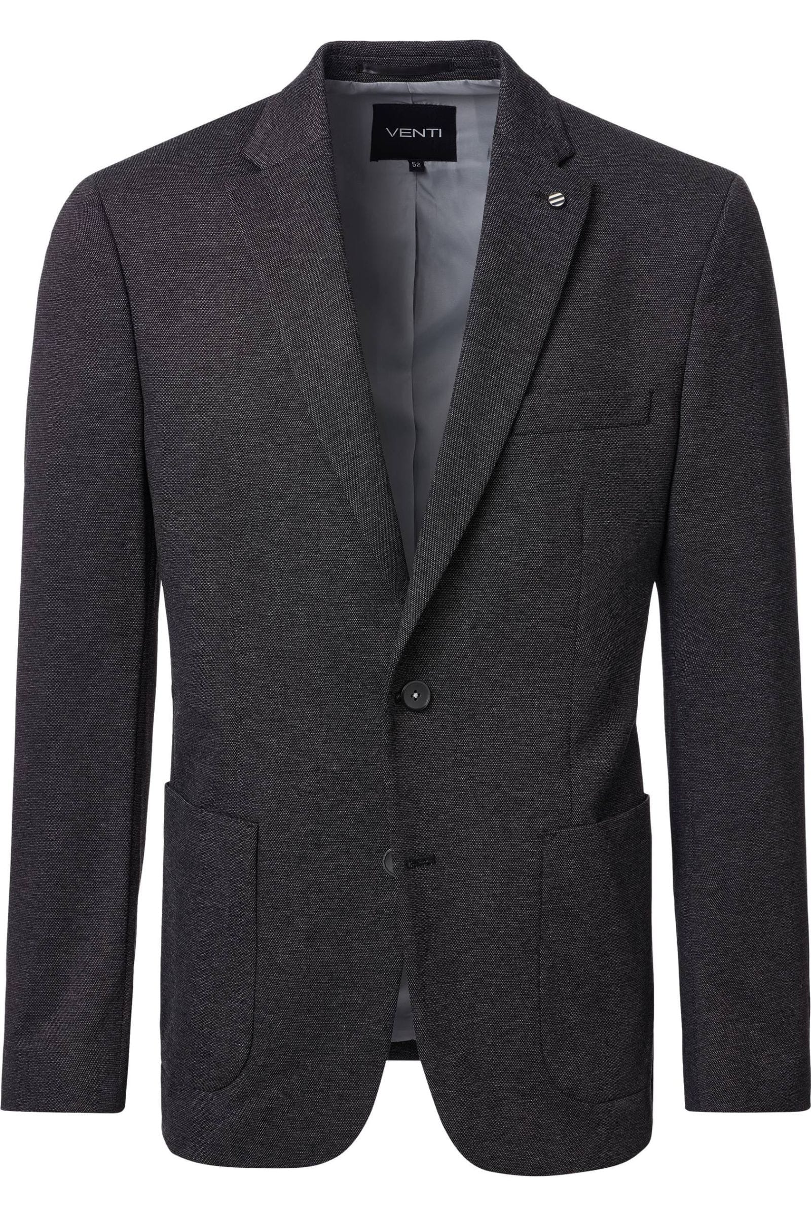 Venti Modern Fit Jas antraciet | Overhemden.com