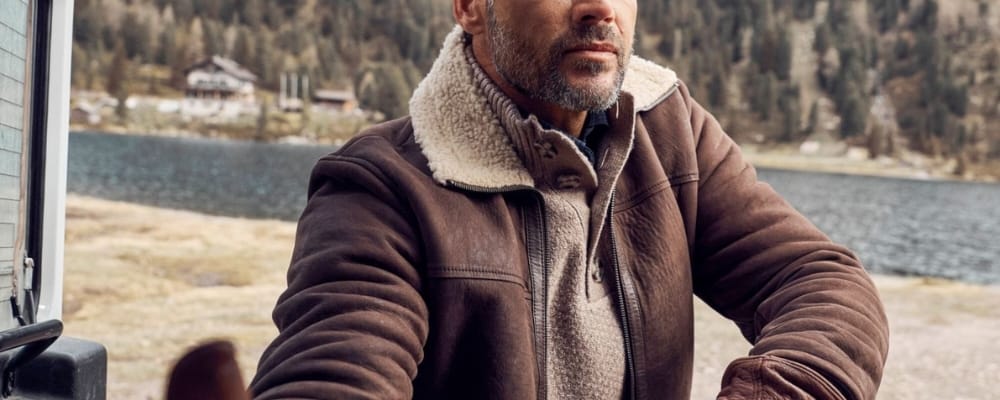Vestes en cuir pour hommes | 10 % de réduction avec la newsletter