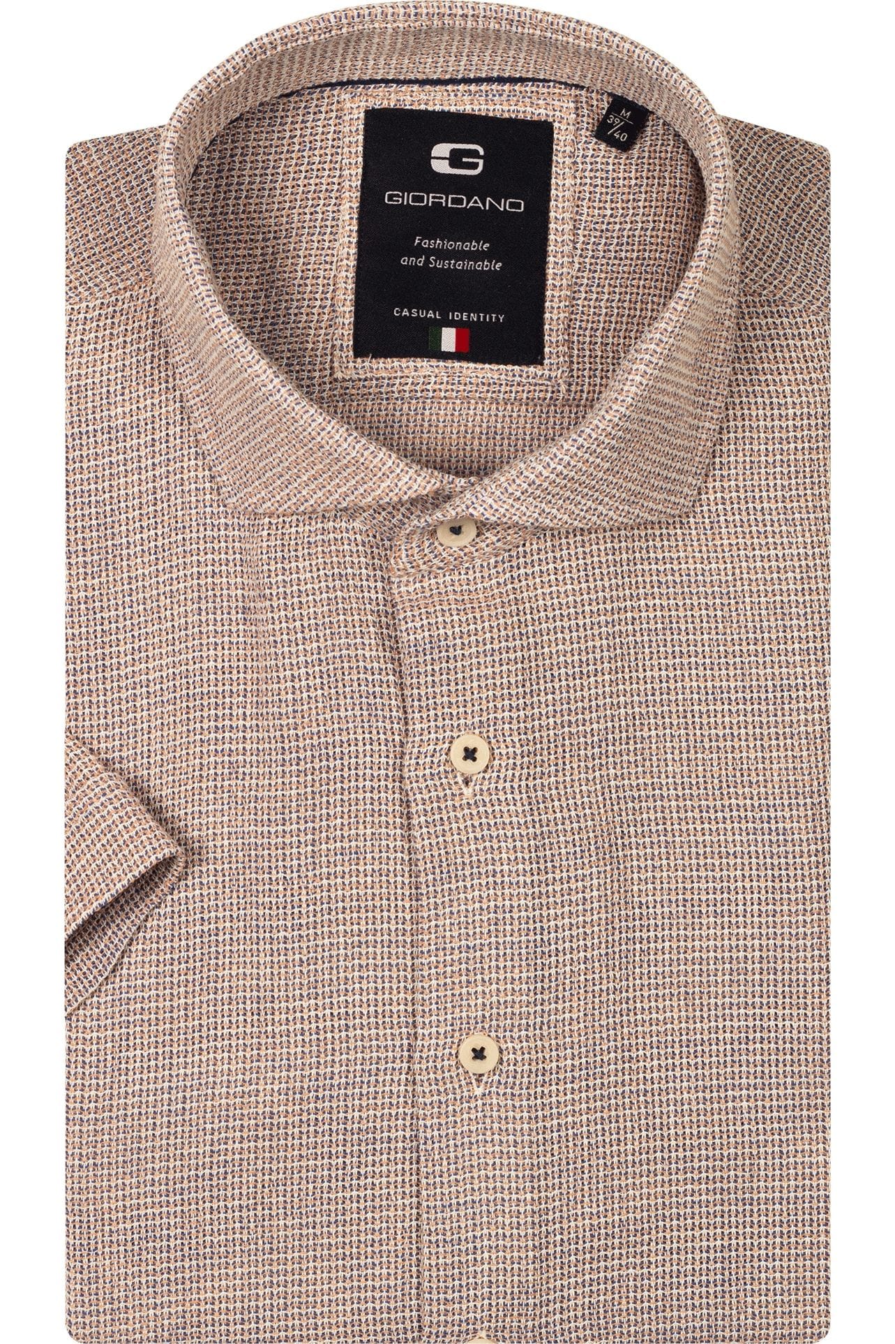 Giordano Front Regular Fit shirt pink, One Colour | Hemden.de
