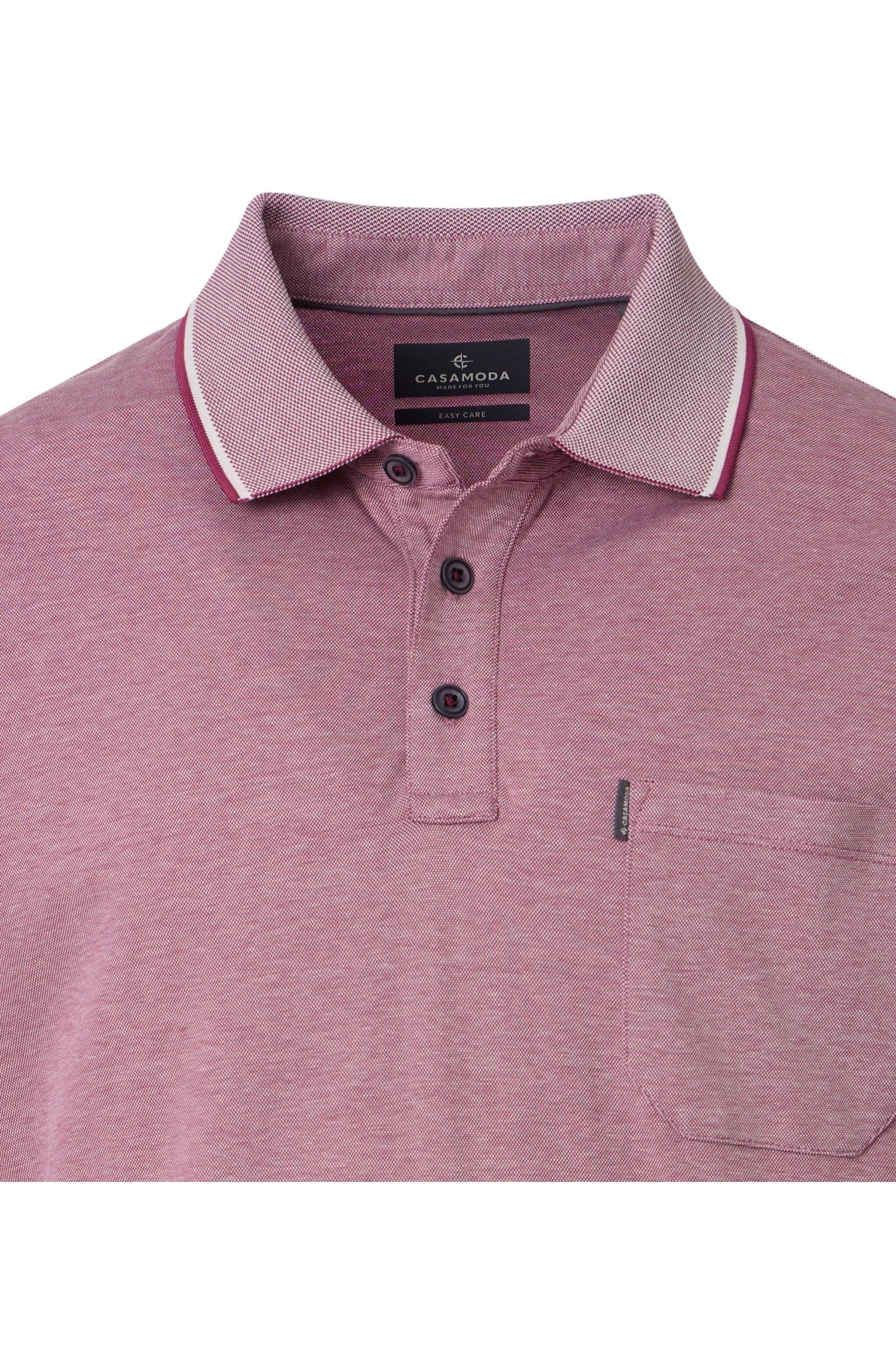Casa Moda Regular Fit polo shirt red, One Colour | Hemden.de