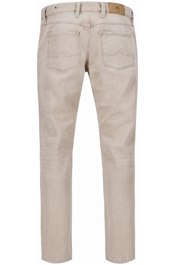 Alberto Robin Tapered Fit Jeans beige | Businesshemden.com