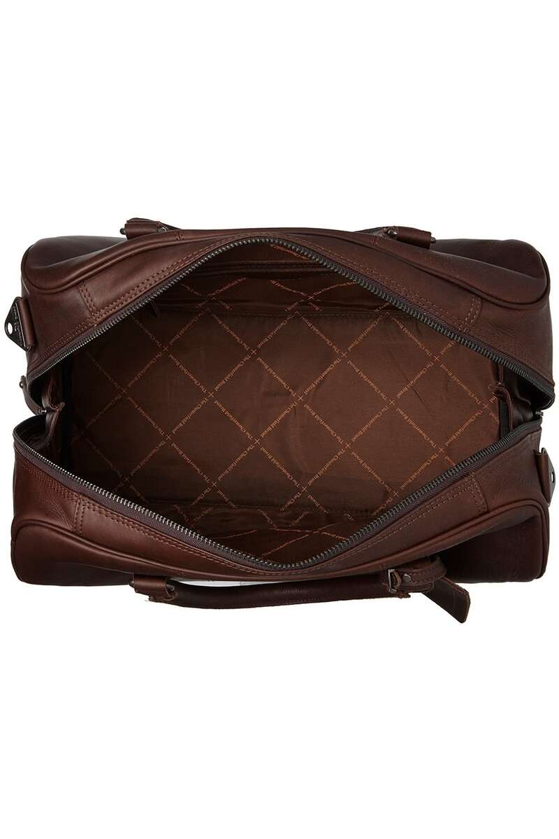 Hochwertige Herren Chesterfield Weekender Tasche in der Farbe braun ...