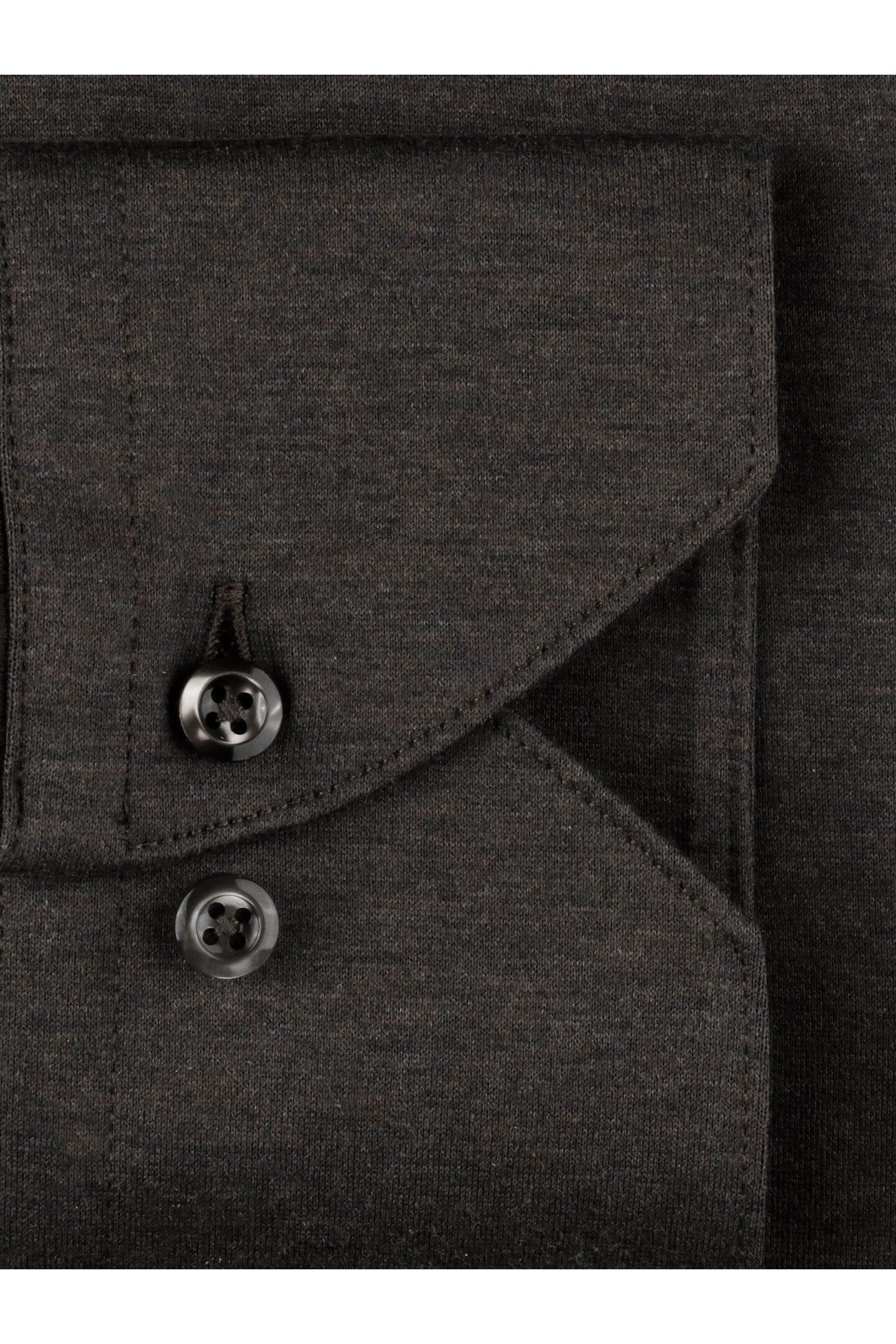 Stenströms Slimline Jersey shirt donkergrijs, Effen | Overhemden.com