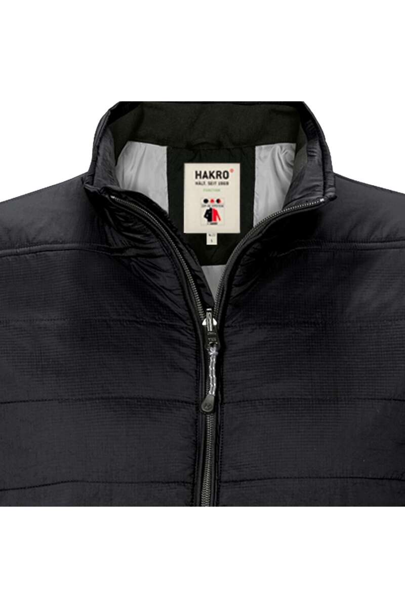 HAKRO 851 Regular Fit quilted jacket black | Hemden.de