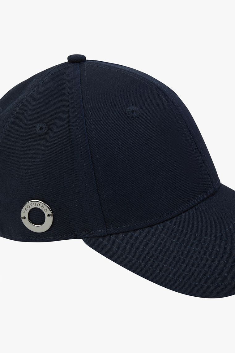 Profuomo Baseball cap 100% cotton dark blue | Hemden.de