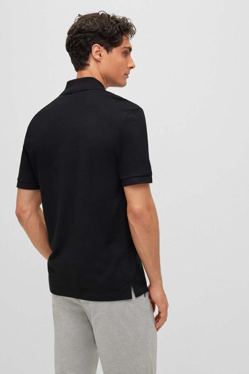 BOSS Regular Fit polo shirt black, One Colour | Hemden.de