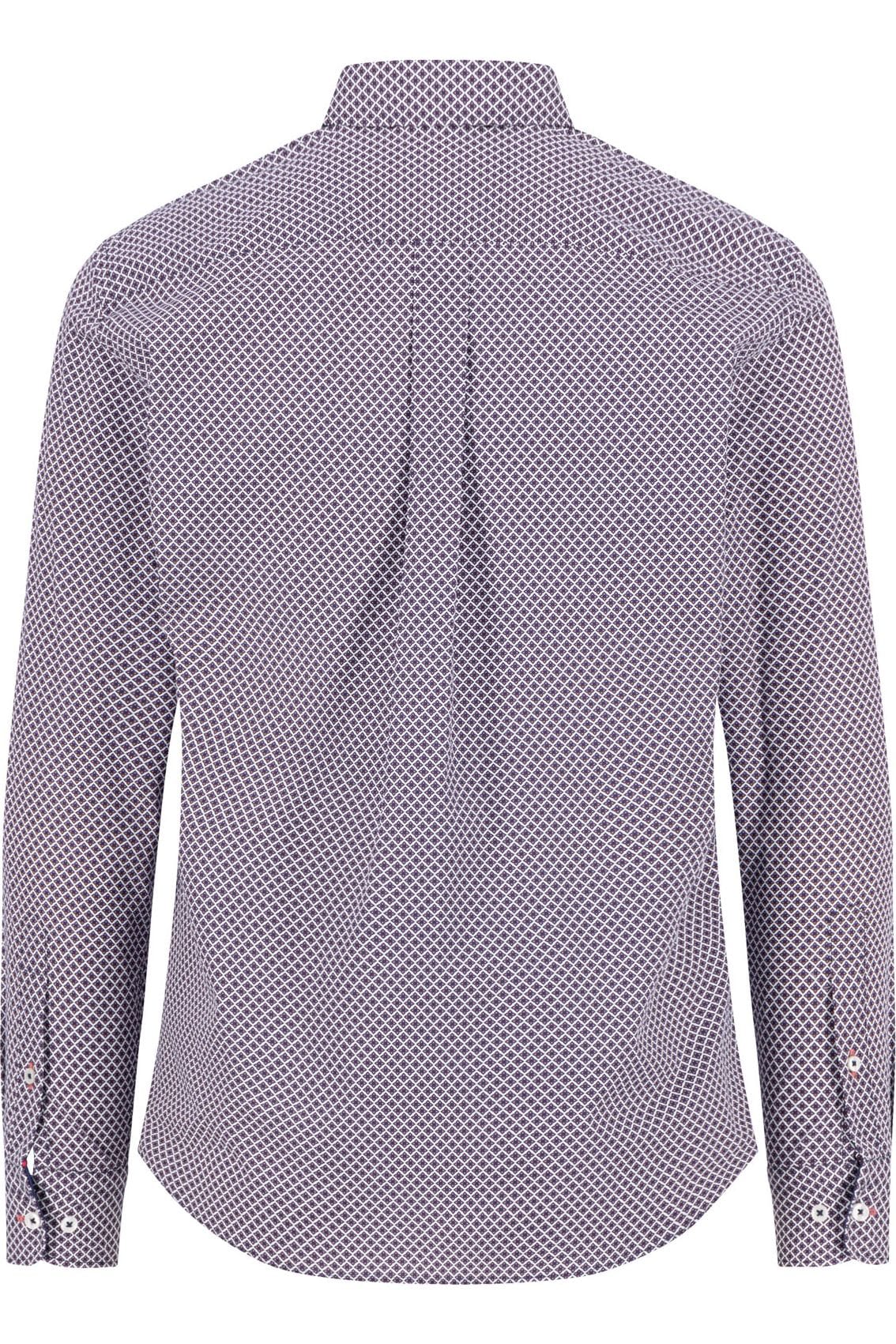 Fynch-Hatton Casual Fit shirt berry, Flowers | Hemden.de