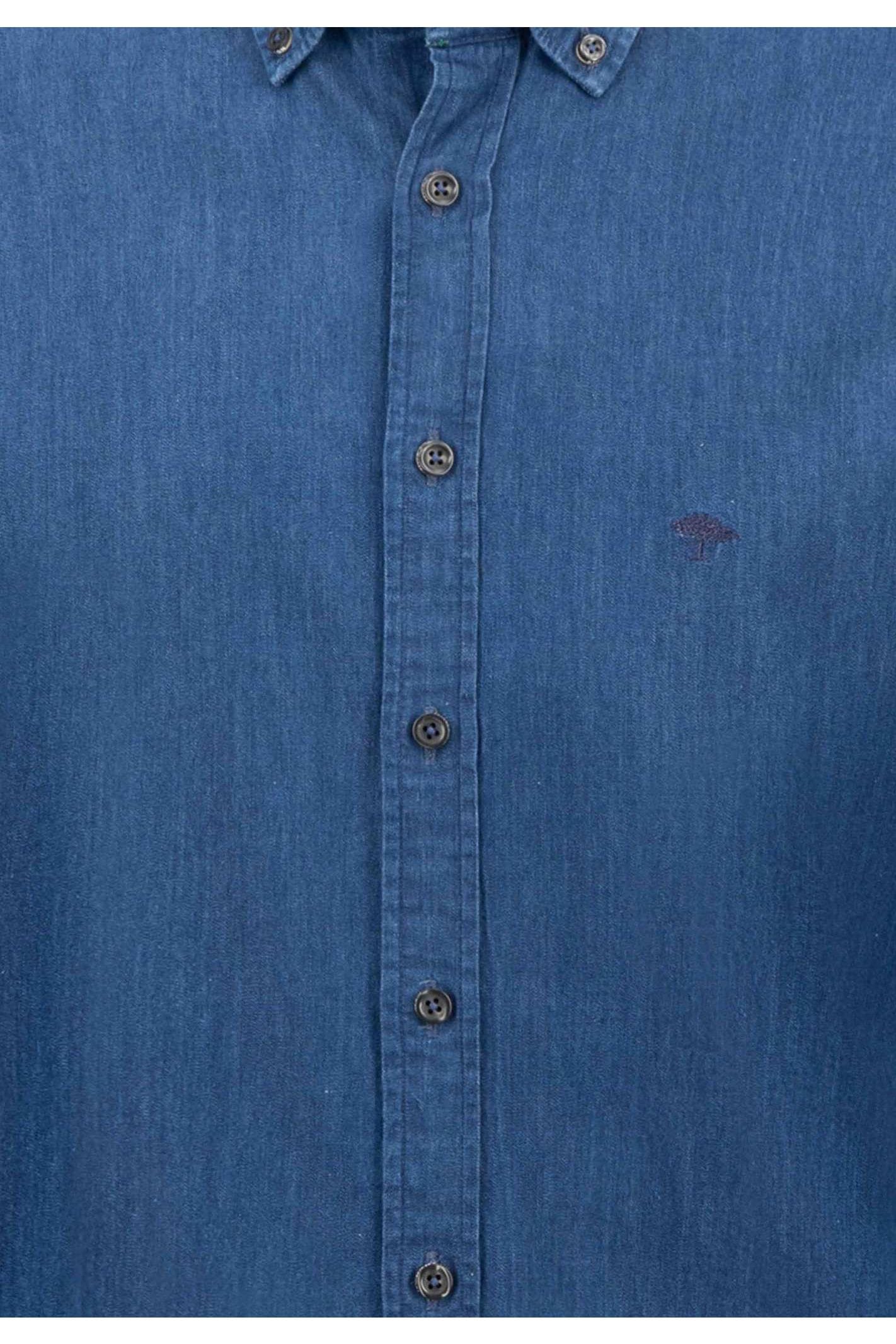 Fynch-Hatton Casual Fit shirt dark blue, One Colour | Hemden.de