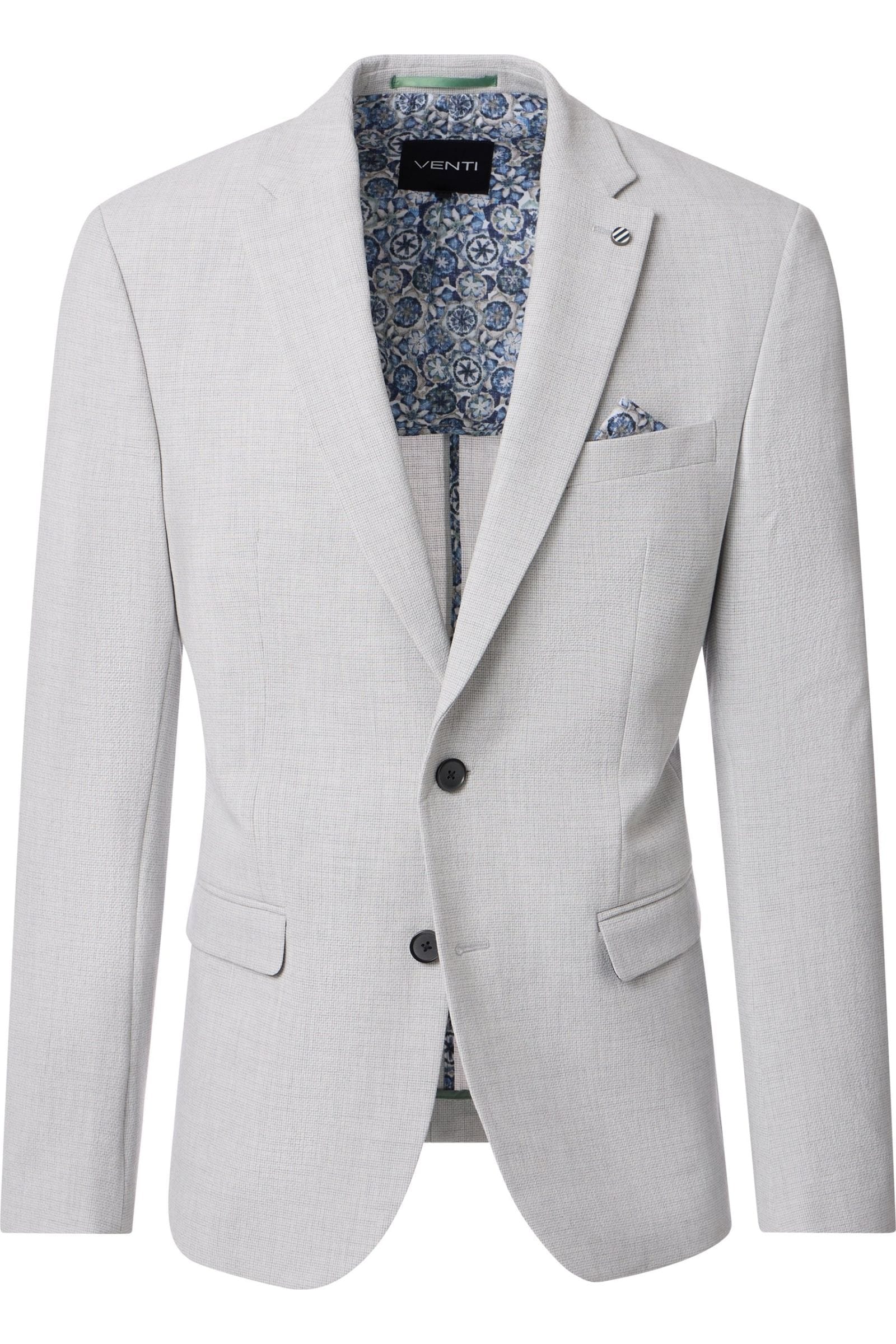 Venti Modern Fit jacket silver | Businesshemden.com