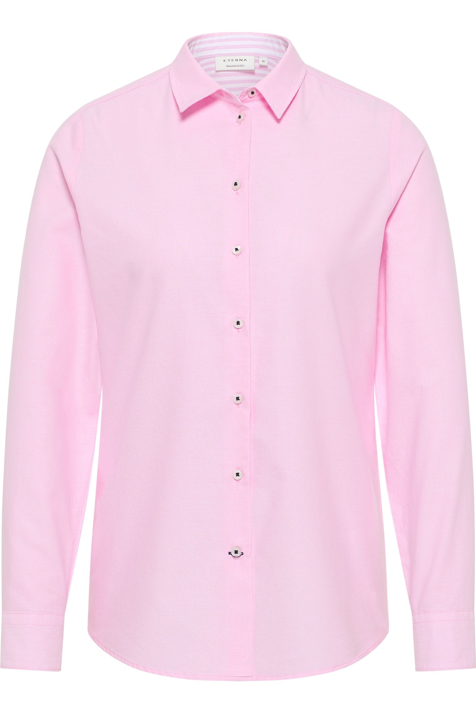 ETERNA Regular Fit Dames Overhemd roze, Effen | Overhemden.com