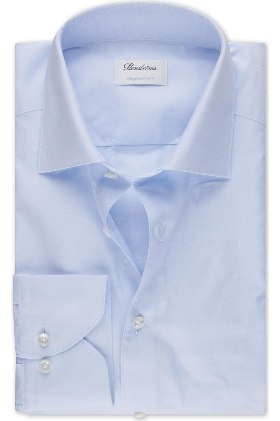 Stenströms Fitted Body shirt bright blue, One Colour | Hemden.de