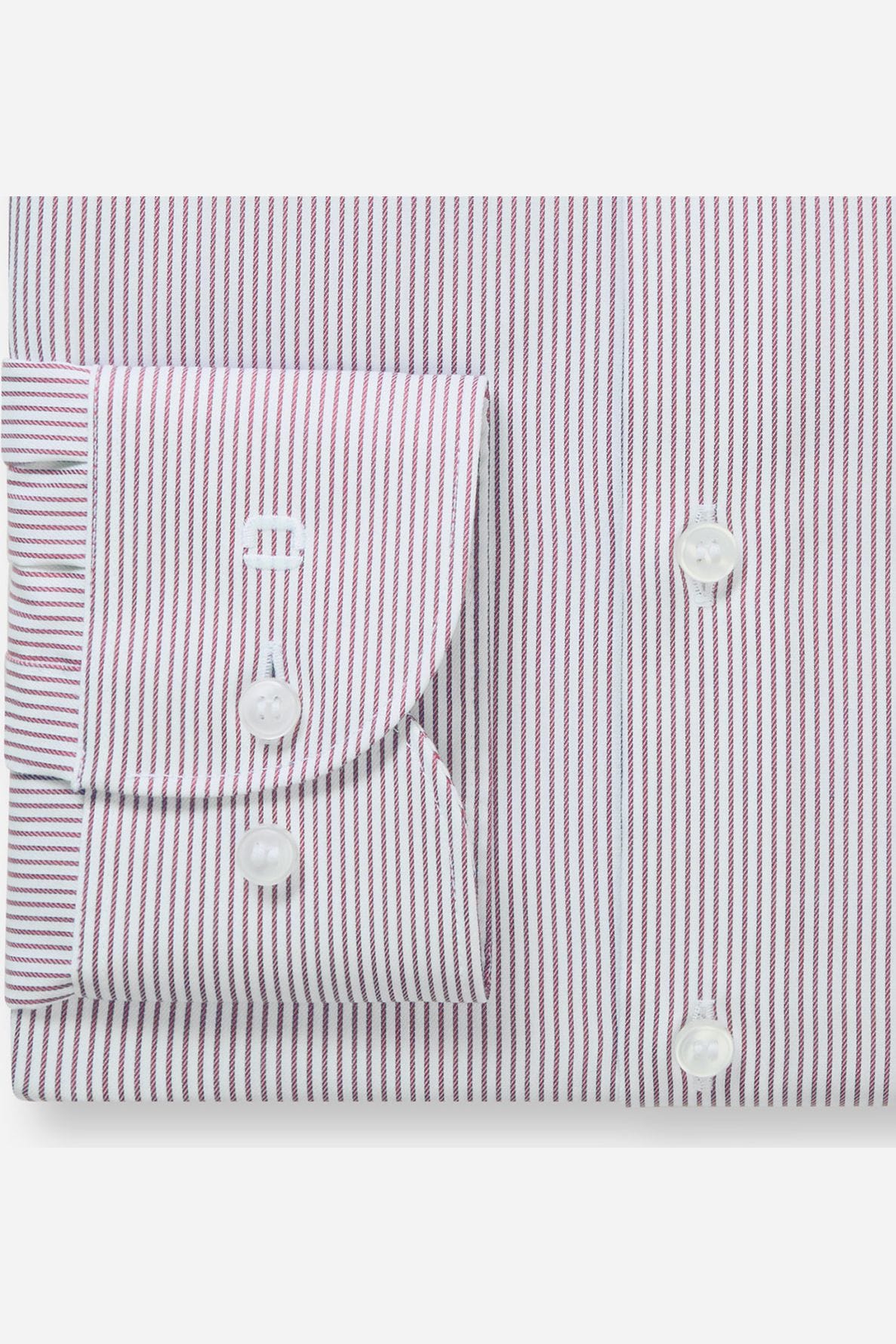 Olymp Level Five Body Fit shirt red, Striped | Businesshemden.com