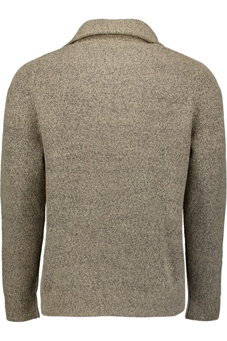 No Excess Regular Fit pullover zip sand, One Colour | Hemden.de