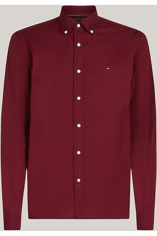 Tommy Hilfiger Regular Fit shirt purple, One Colour | Hemden.de