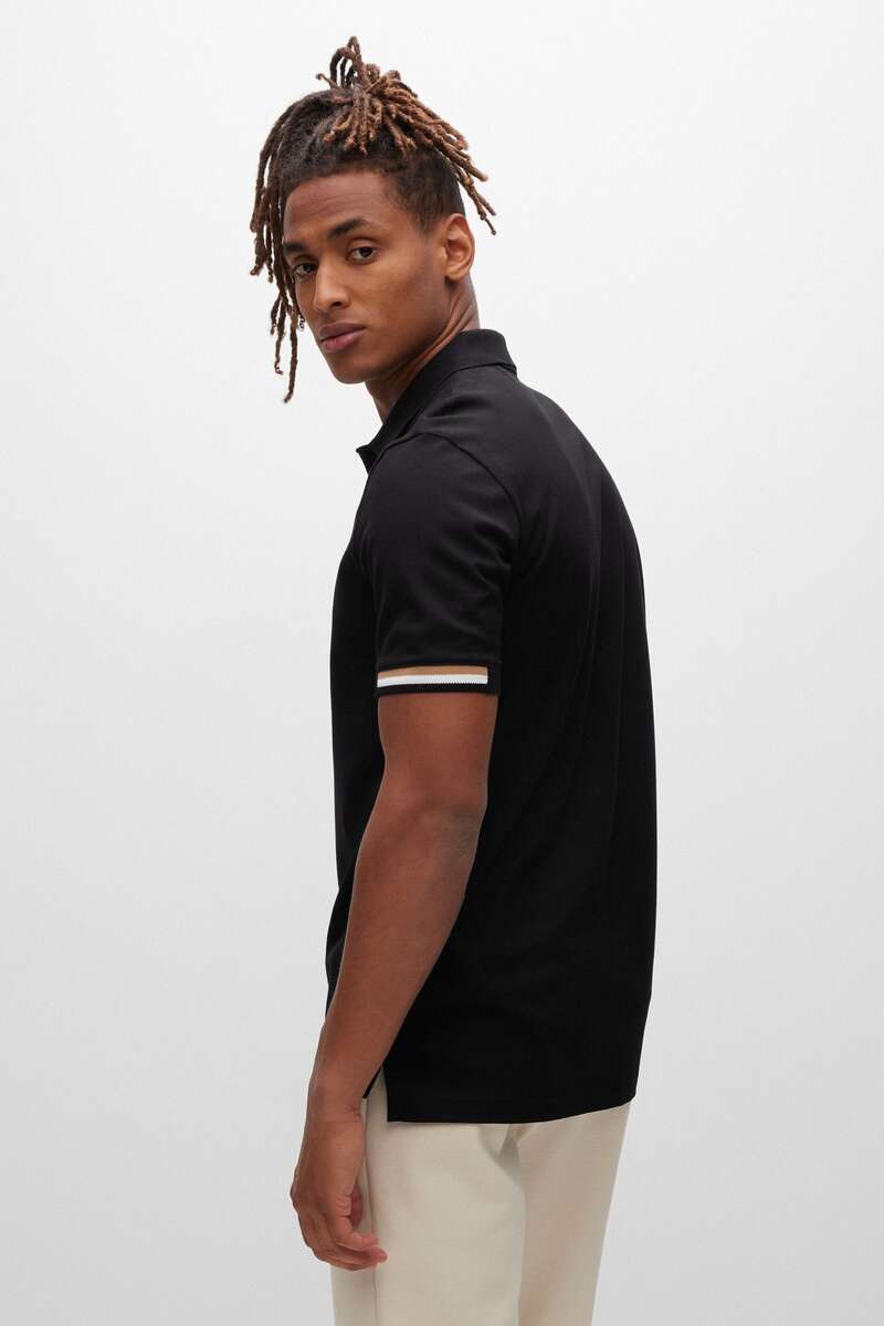 BOSS Regular Fit polo shirt black, One Colour | Businesshemden.com