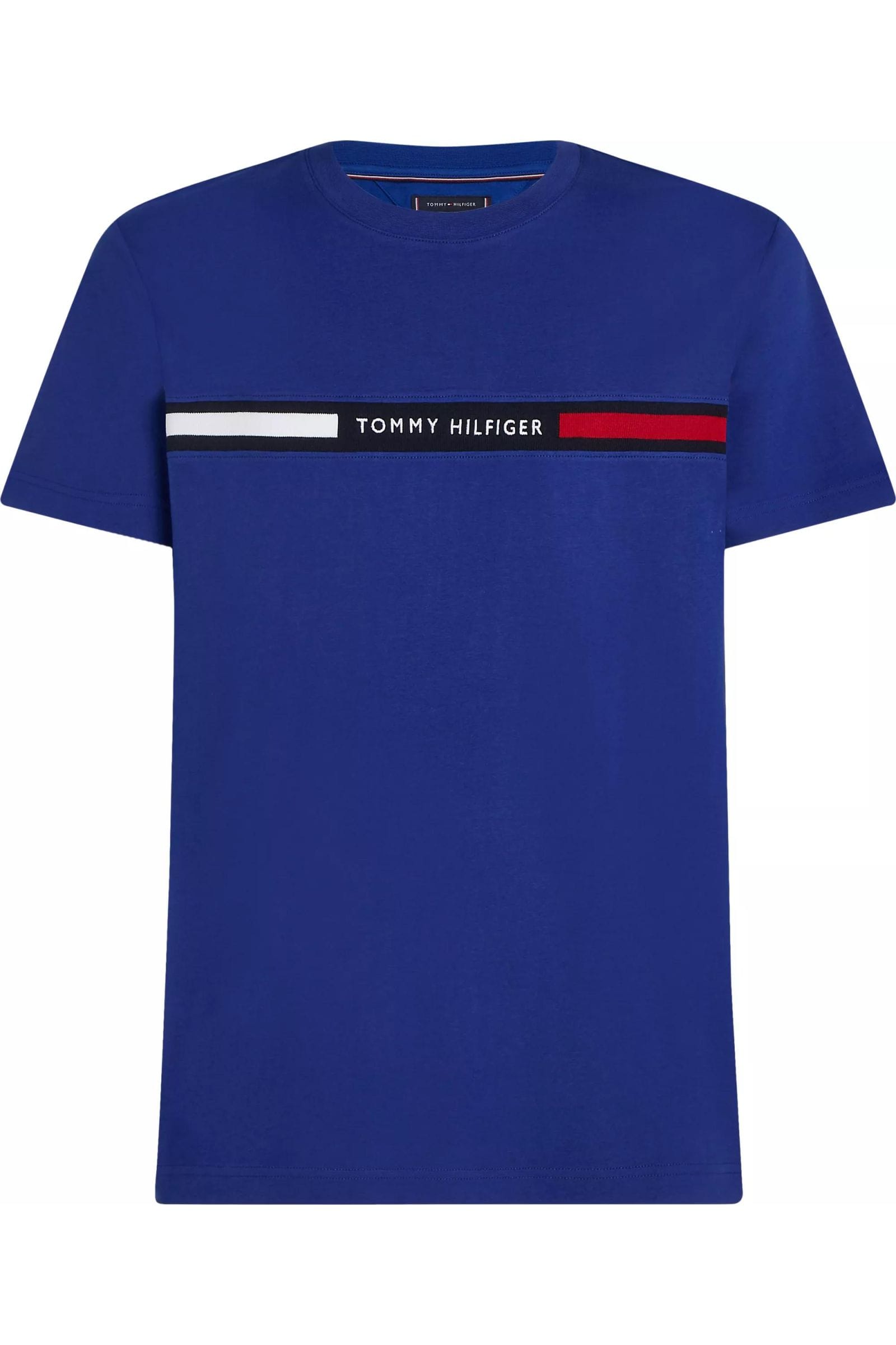Tommy Hilfiger Regular Fit T-Shirt Rundhals dunkelblau, Bedruckt ...