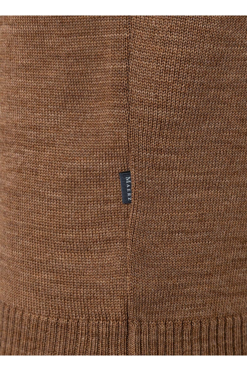 MAERZ Superwash Classic Fit Herren Pullunder V-Ausschnitt teddy | Businesshemden.com