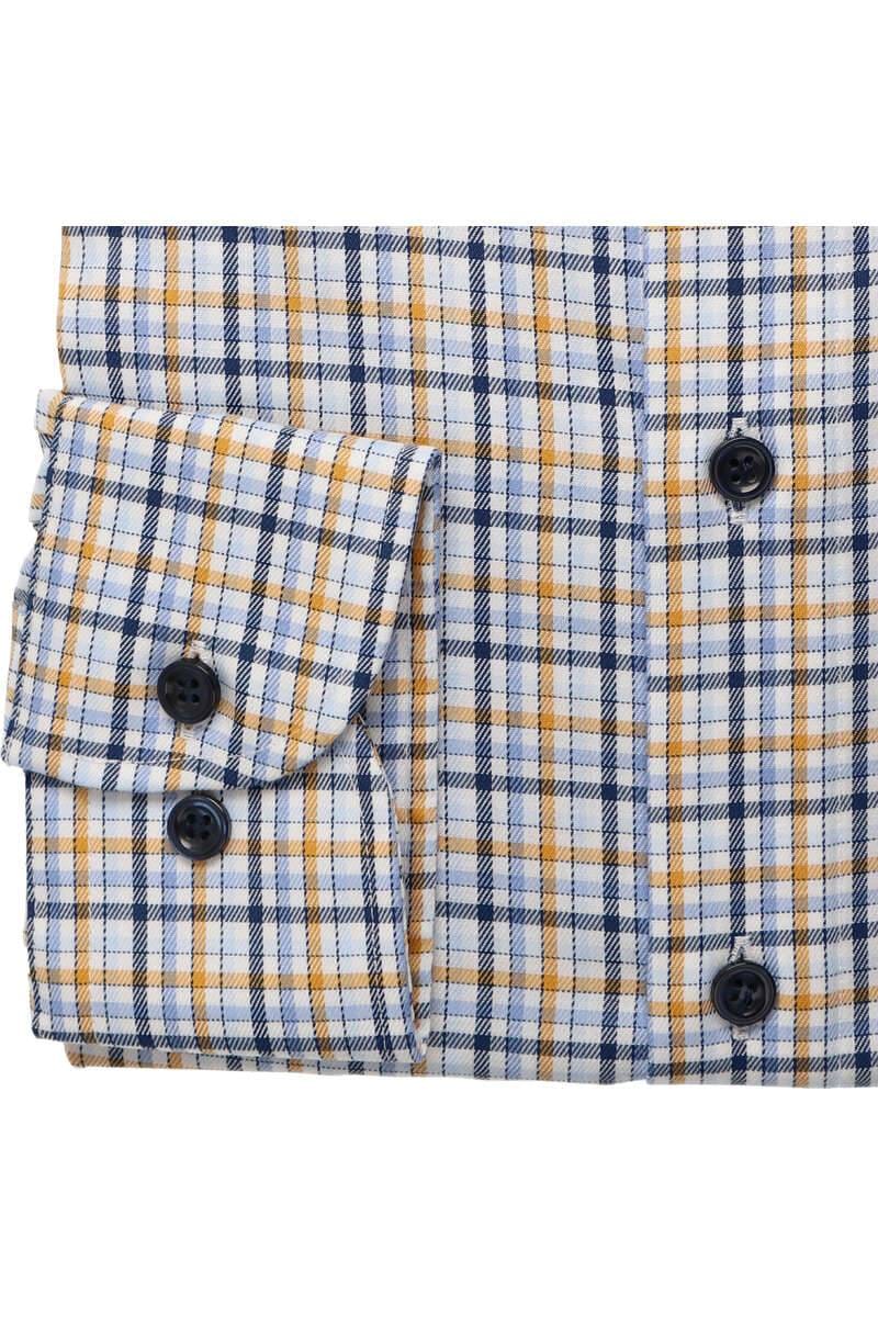 MARVELIS Modern Fit Overhemd geel/blauw/wit, Ruit | Overhemden.com