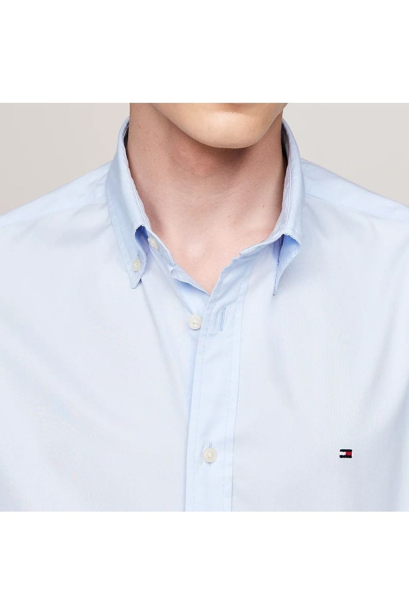 Tommy Hilfiger Regular Fit shirt bright blue, One Colour | Hemden.de