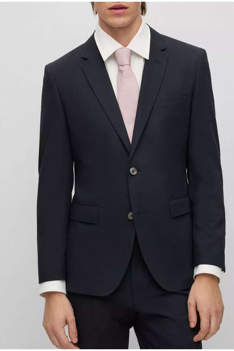 BOSS Regular Fit Herren Jas donkerblauw | Overhemden.com