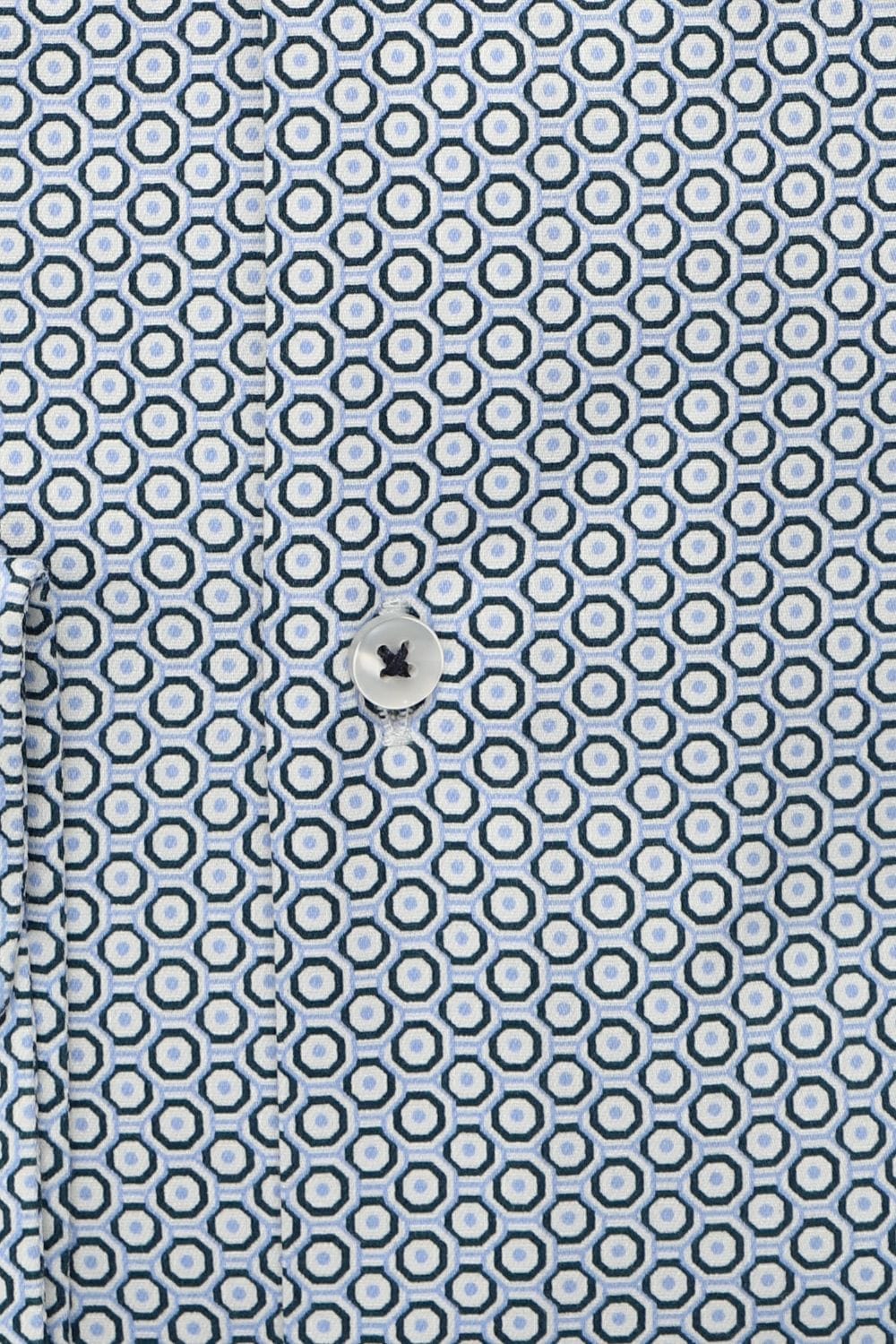 Seidensticker Slim Fit SMART PERFORMANCE shirt blue, print ...