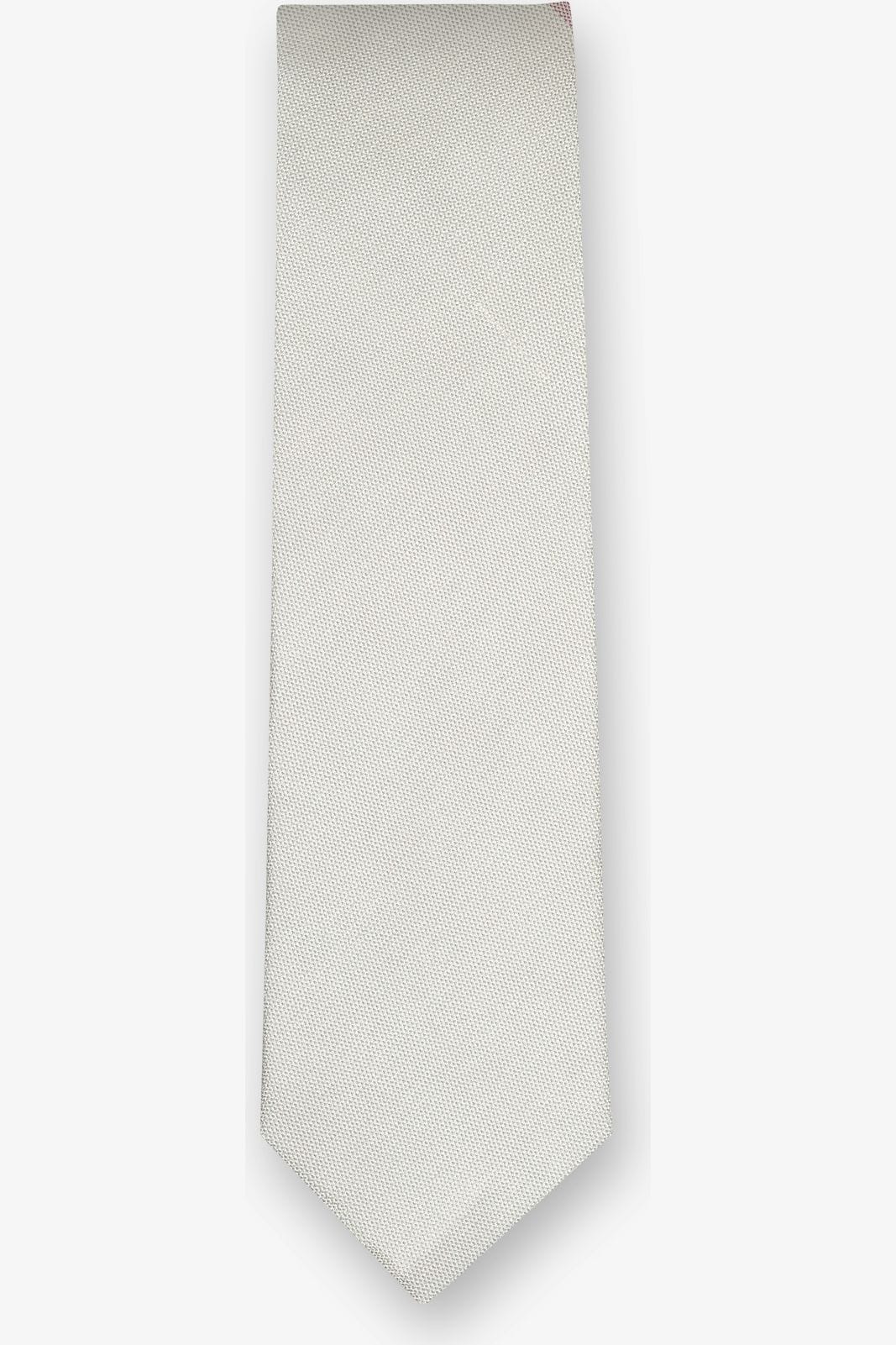 Real Guys Stropdas 100% zijde champagne, Effen | Overhemden.com