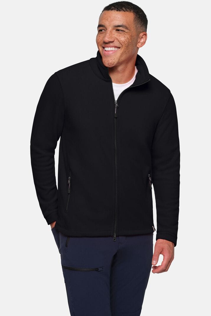 HAKRO Function Regular Fit fleece jacket black | Hemden.de