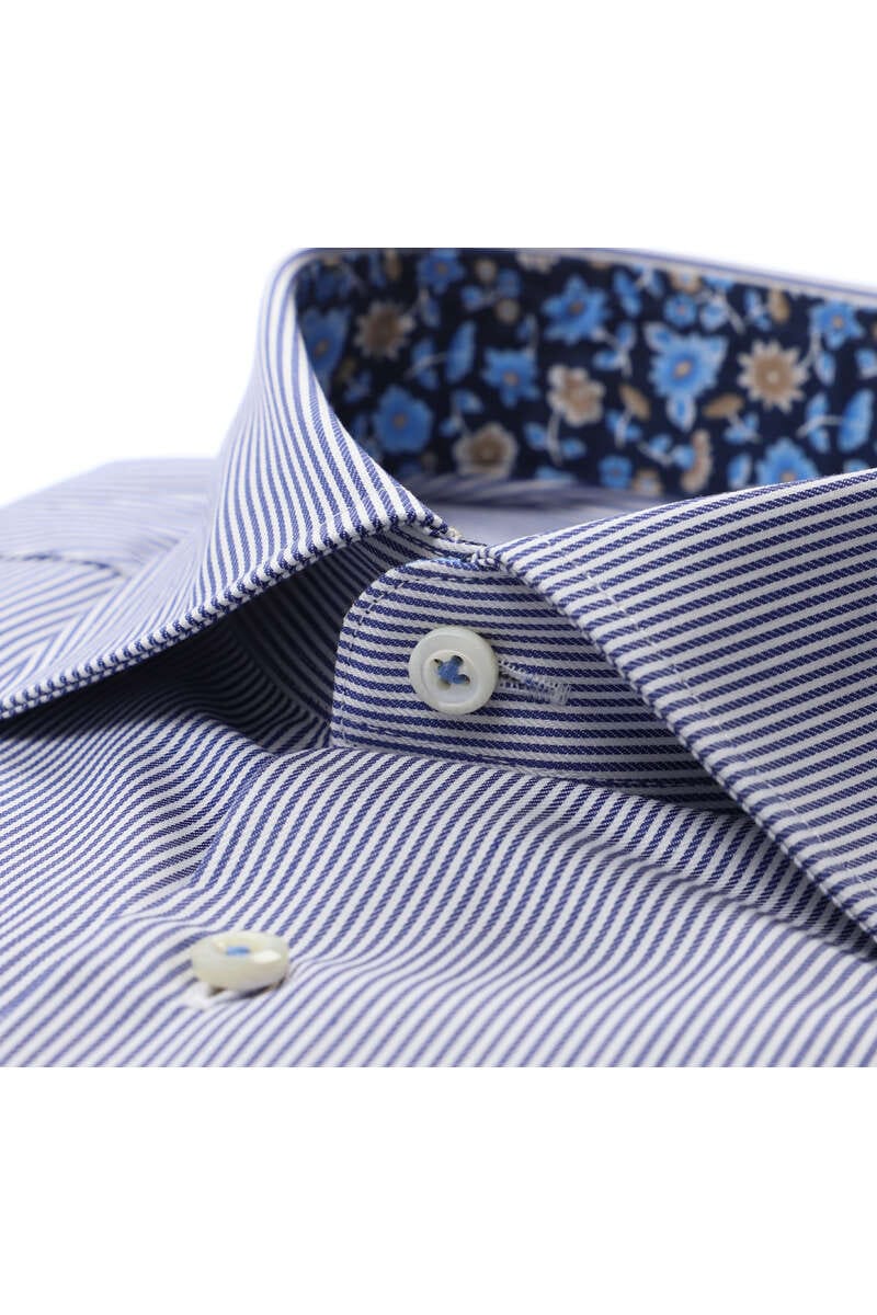 Stenströms Slimline shirt dark blue, Striped | Hemden.de