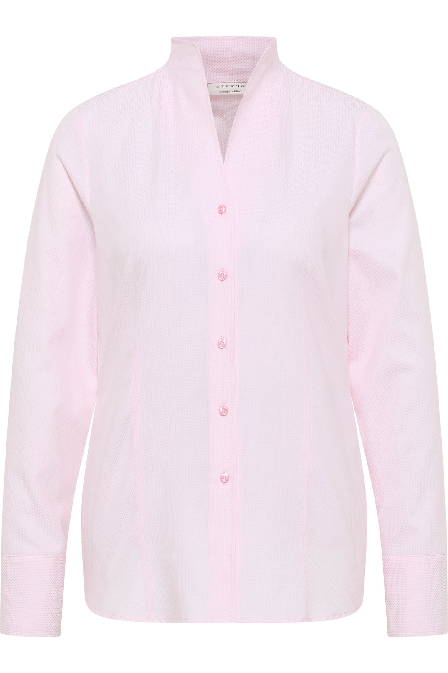 ETERNA Regular Fit Bluse rosa, Strukturiert | Hemden.de