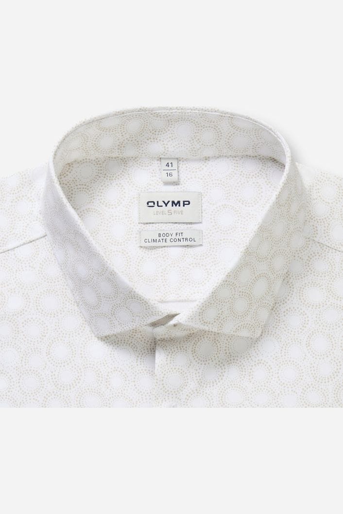 Olymp Level Five Performance Climate Control Body Fit shirt nature ...