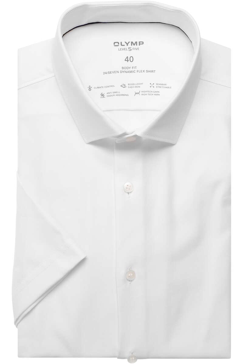 Olymp Level Five 24/Seven Body Fit shirt white, One Colour ...