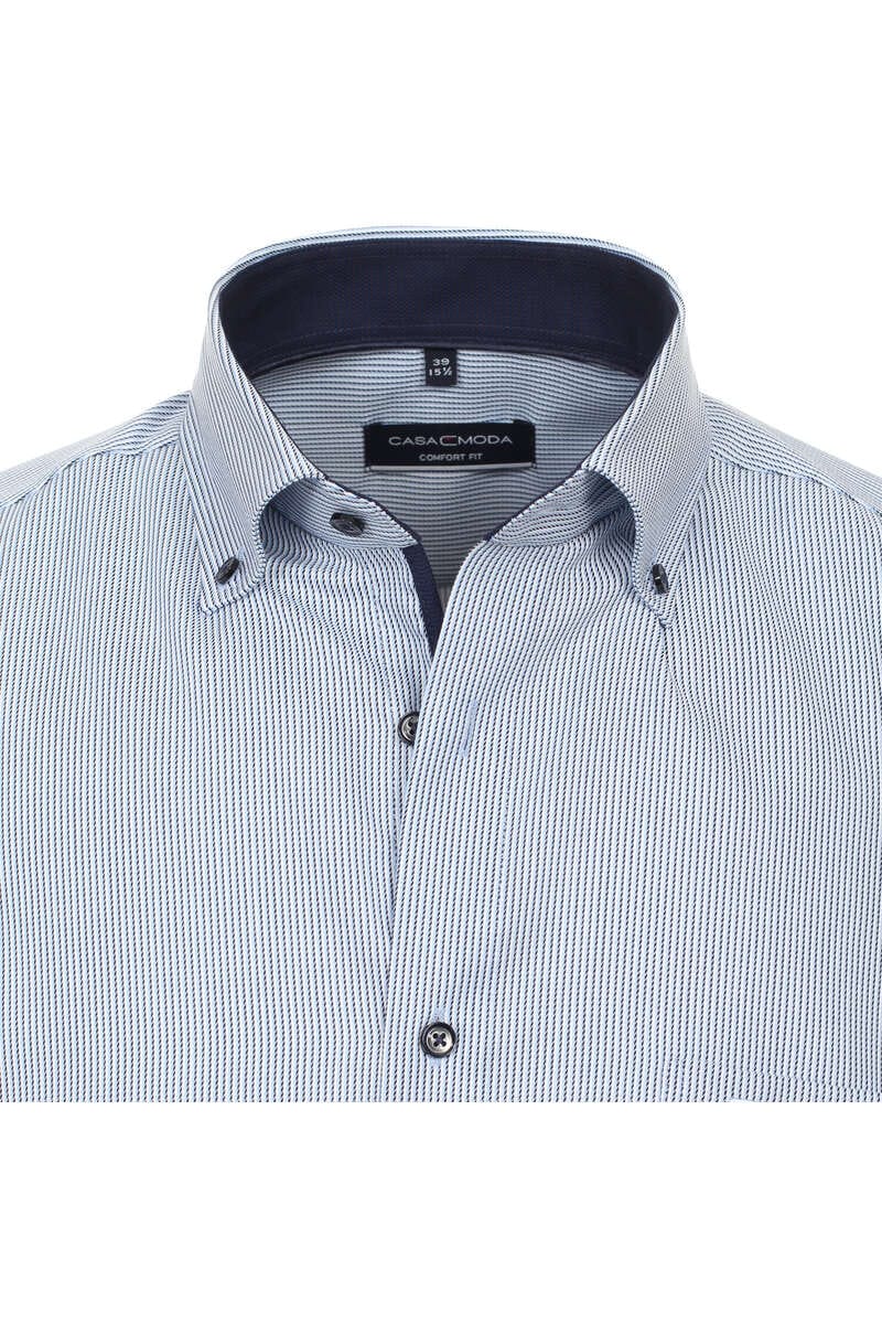 Casa Moda Comfort Fit shirt blue, Striped | Hemden.de