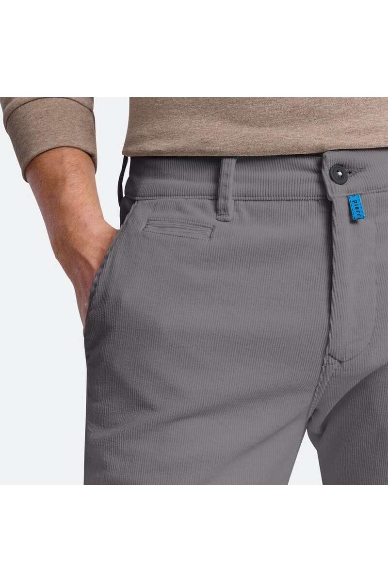 Pierre Cardin Lyon Tapered Fit Herren corduroy pants grey | Hemden.de