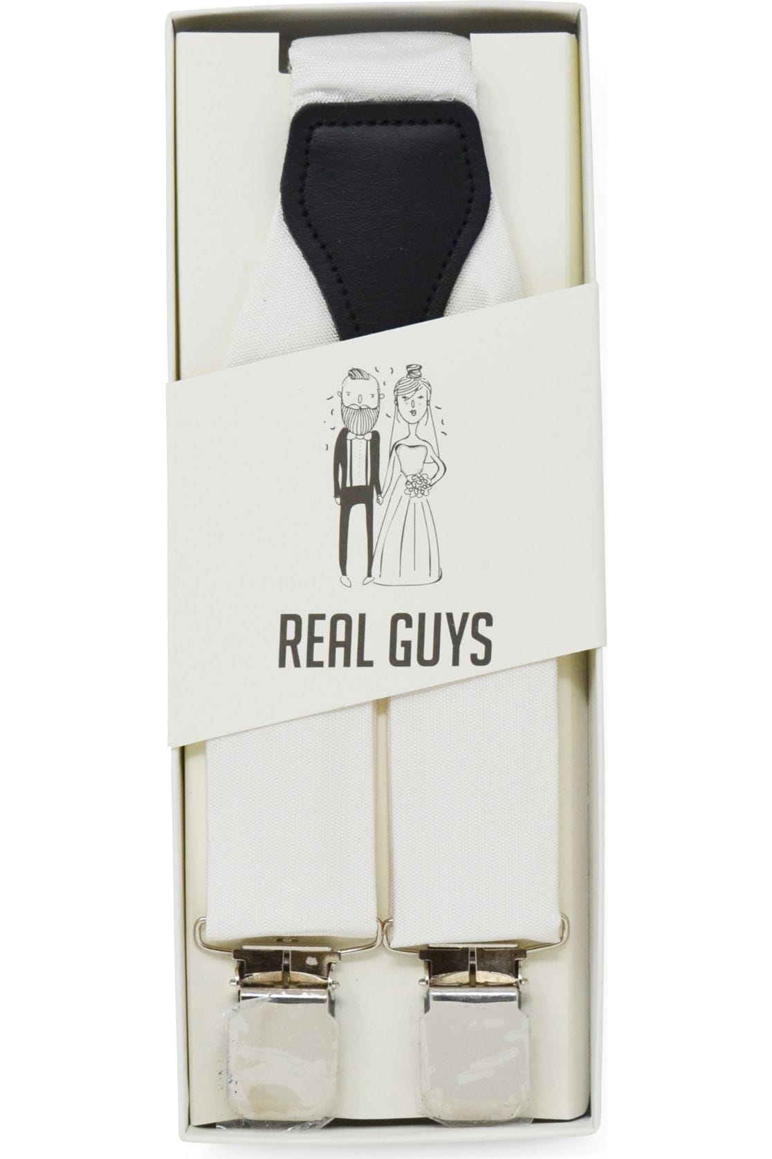 Real Guys Bretels champagne, Effen | Overhemden.com