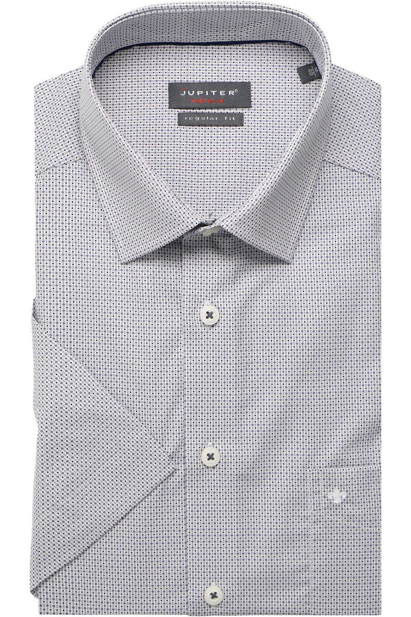 Jupiter Regular Fit shirt marine, Patterned | Hemden.de