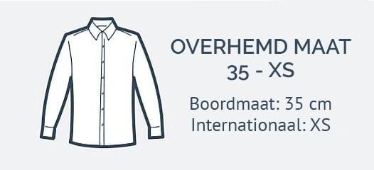 Overhemd maten makkelijk omreken | Overhemden Gids