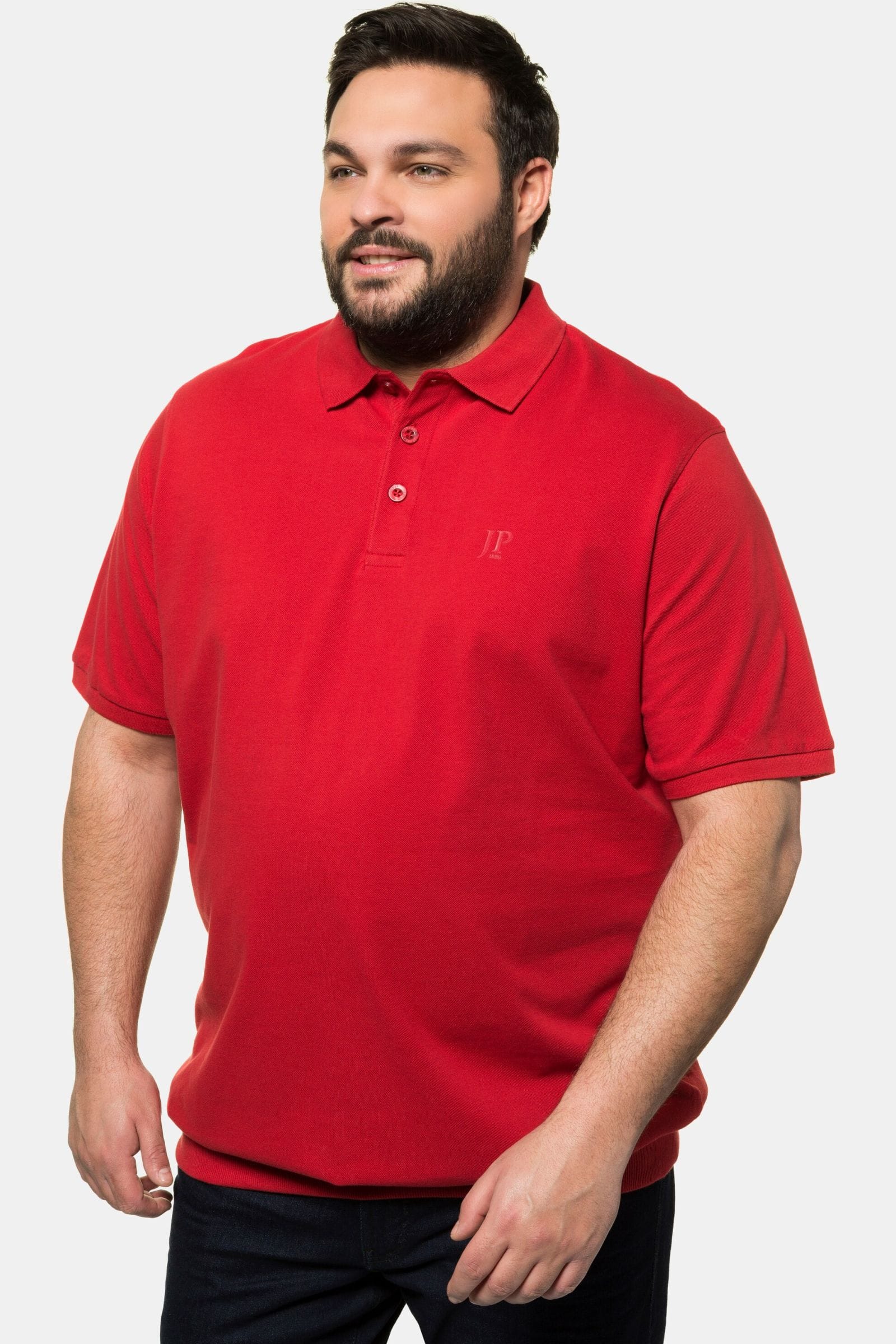 JP1880 Bauchfit polo shirt red, One Colour | Hemden.de