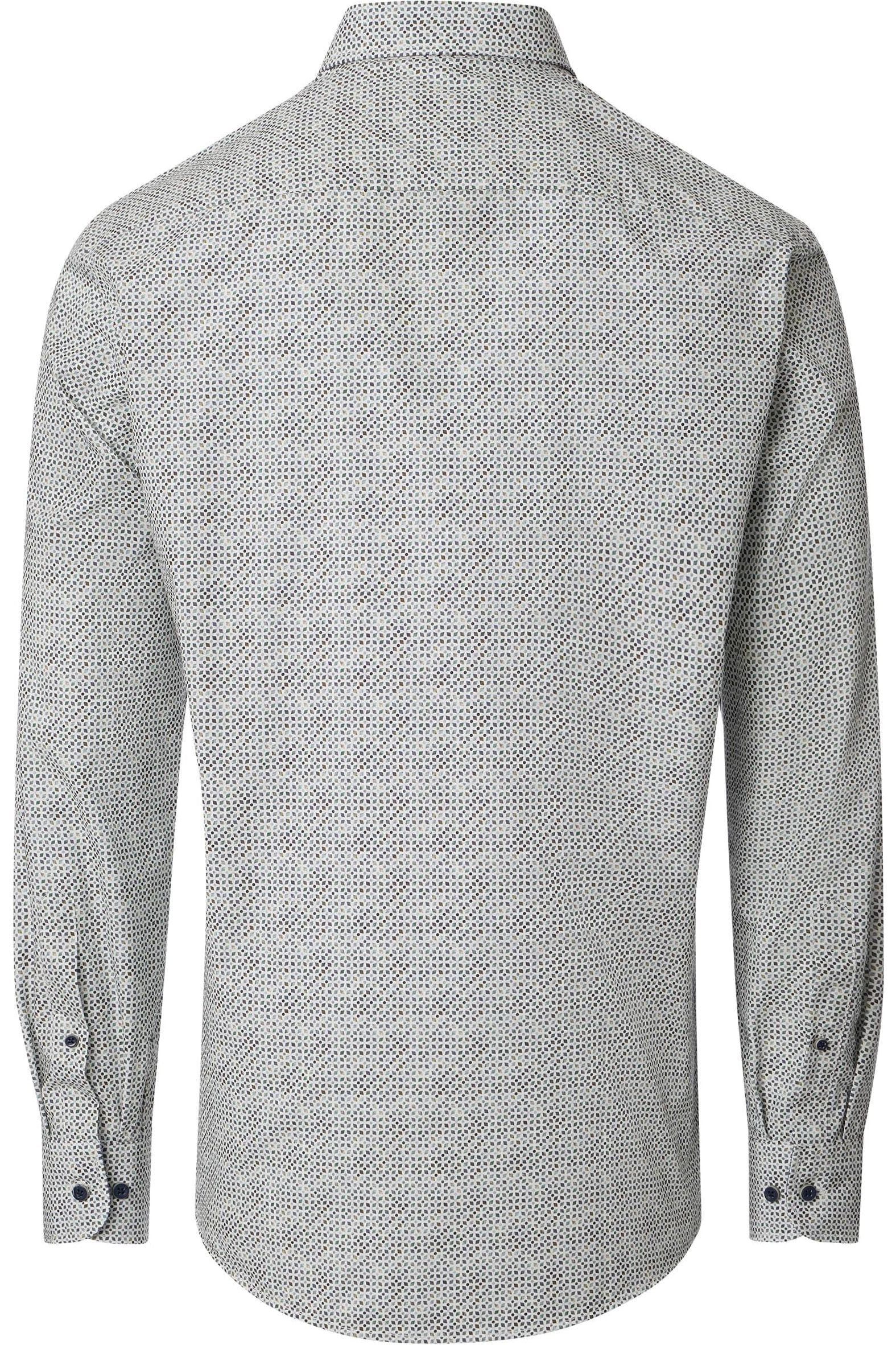 Casa Moda Casual Fit shirt green, print | Businesshemden.com