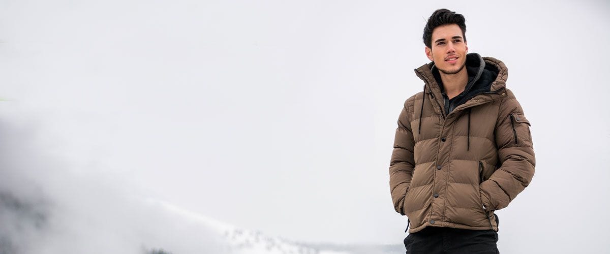 Men's large winter jackets