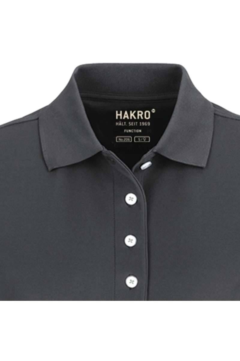 HAKRO 206 Regular Fit Women Poloshirt anthracite, One Colour ...