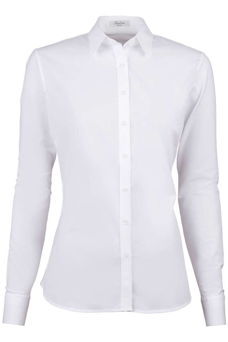 Hochwertiges Stenströms Slimline Jerseybluse in der Farbe weiss ...