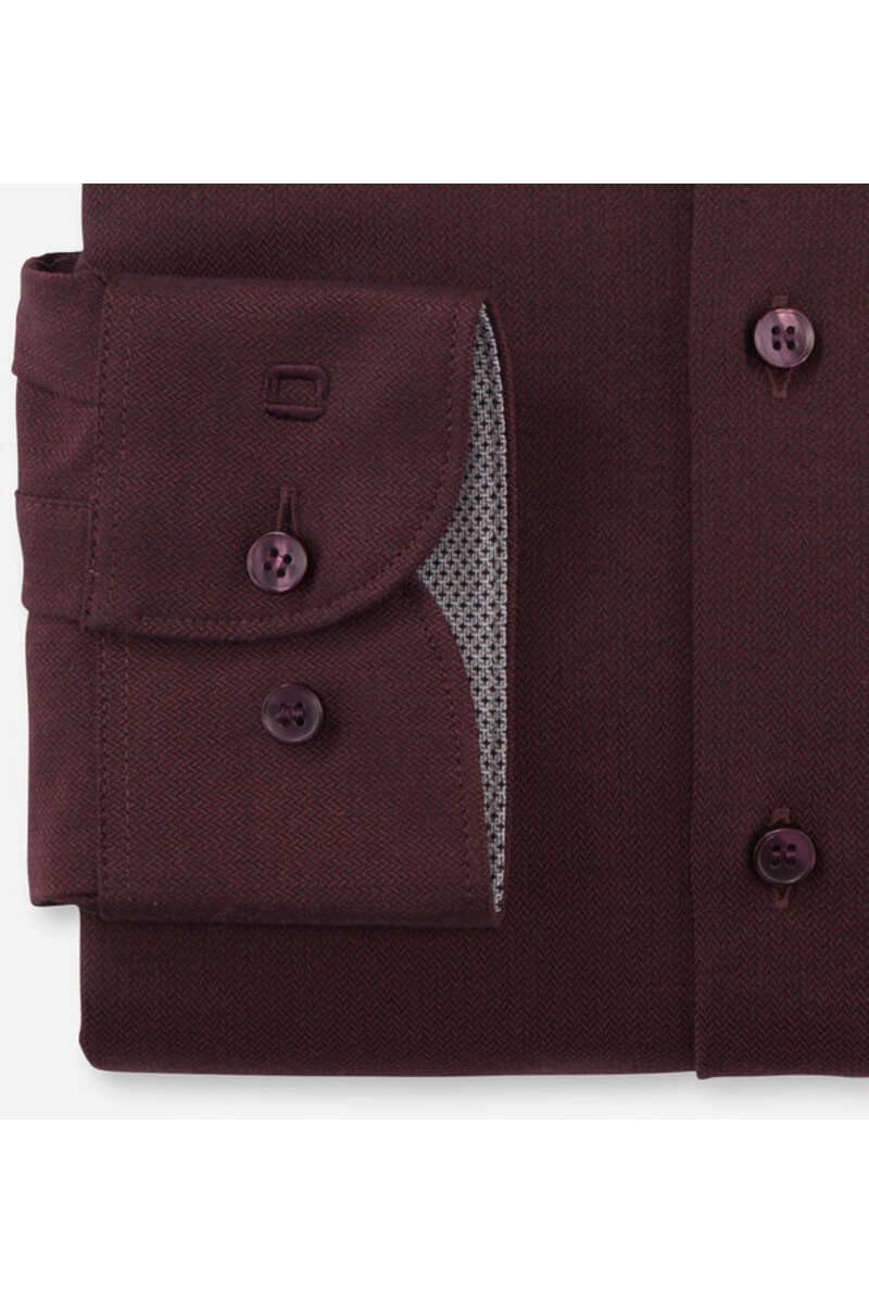 Olymp Level Five 24/Seven Dynamic Flex Body Fit shirt dark red ...