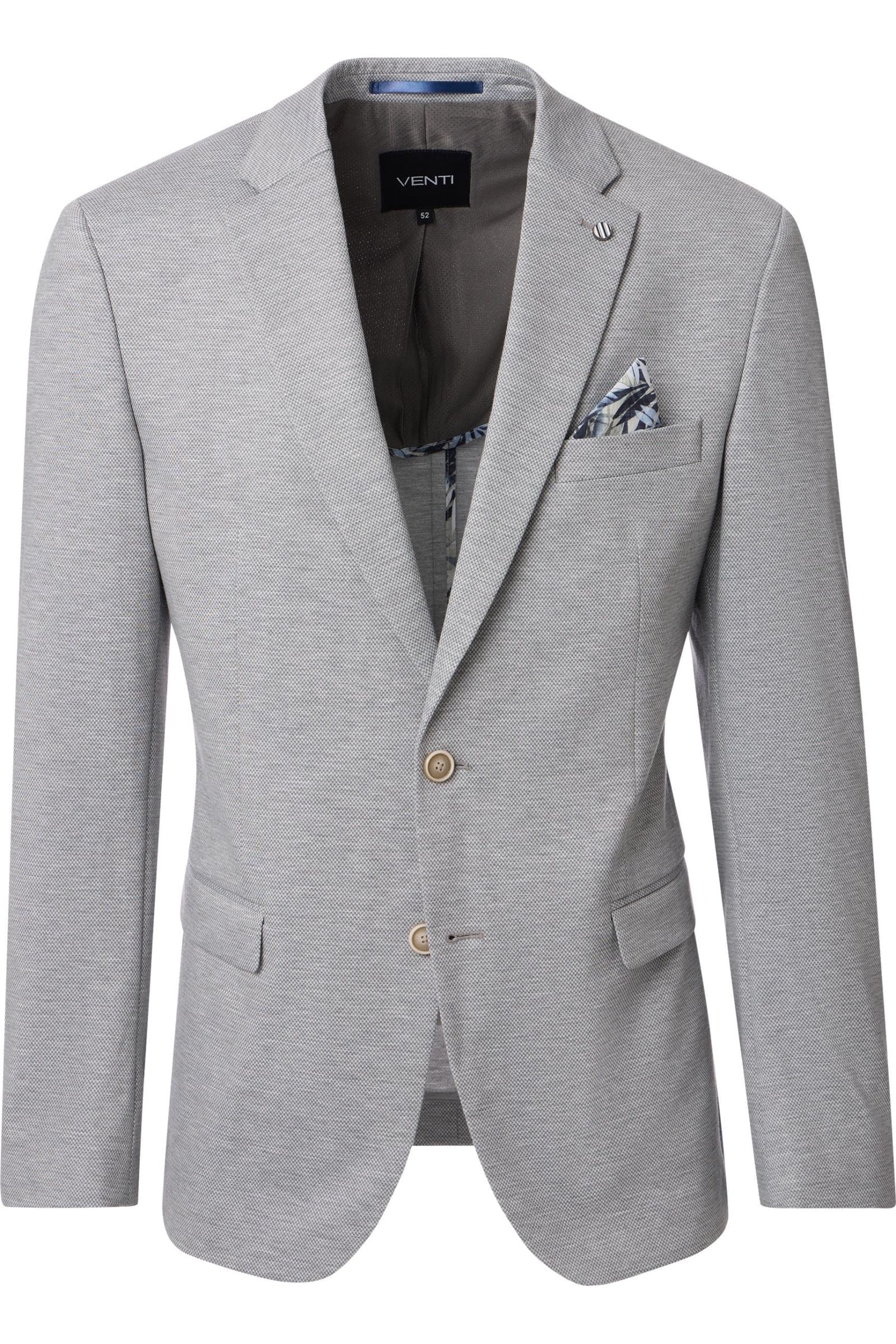 Venti Modern Fit jacket silver | Hemden.de