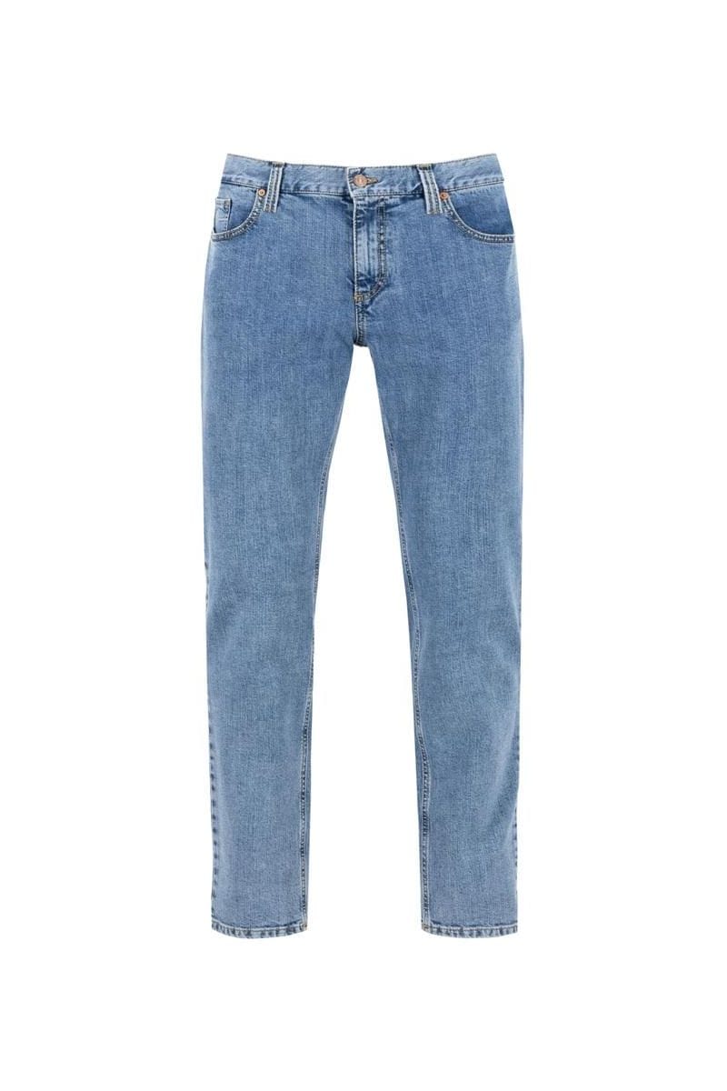 Alberto Pipe Regular Fit Five-Pocket jeans blue | Businesshemden.com