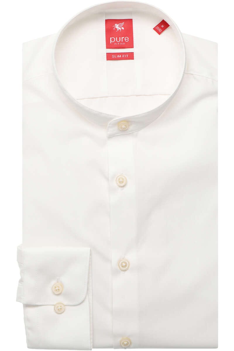Pure Slim Fit shirt ecru, One Colour | Hemden.de