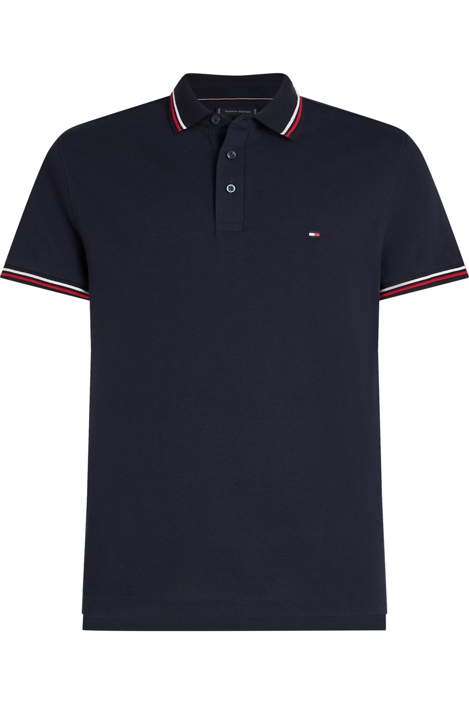 Tommy Hilfiger Slim Fit polo shirt blue, One Colour | Hemden.de