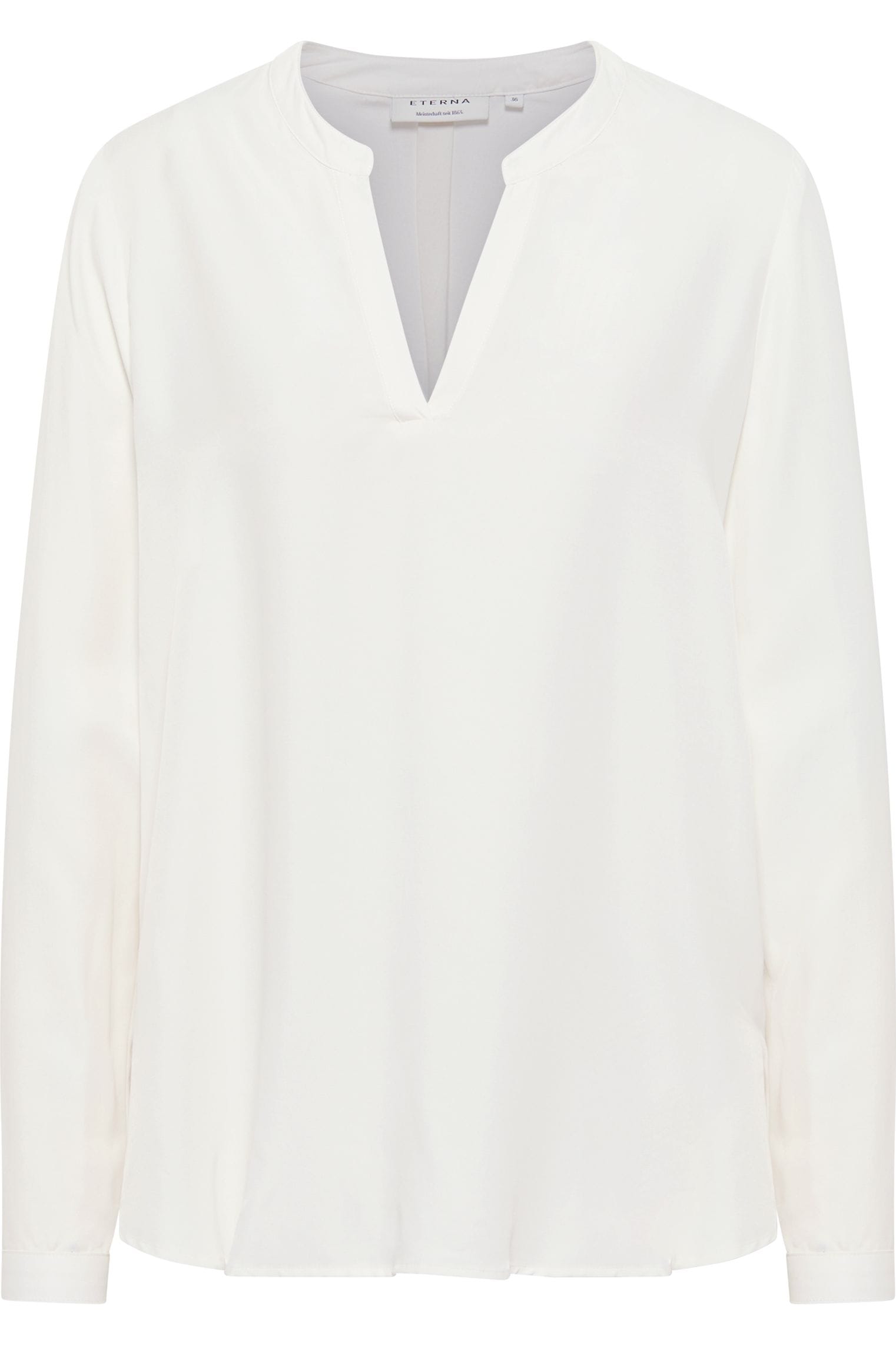 ETERNA Loose Fit Dames Overhemd champagne, Effen | Overhemden.com