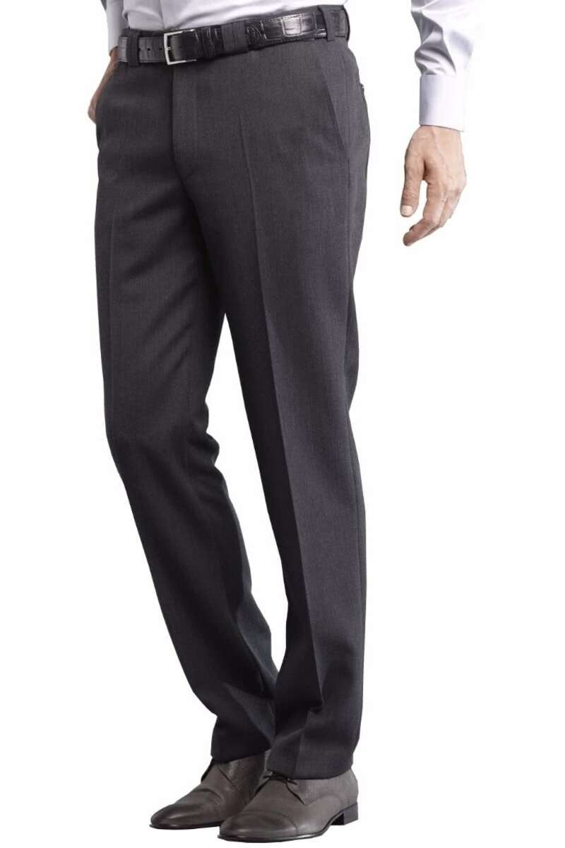 Meyer Flex Modern Fit cloth pants medium grey | Businesshemden.com