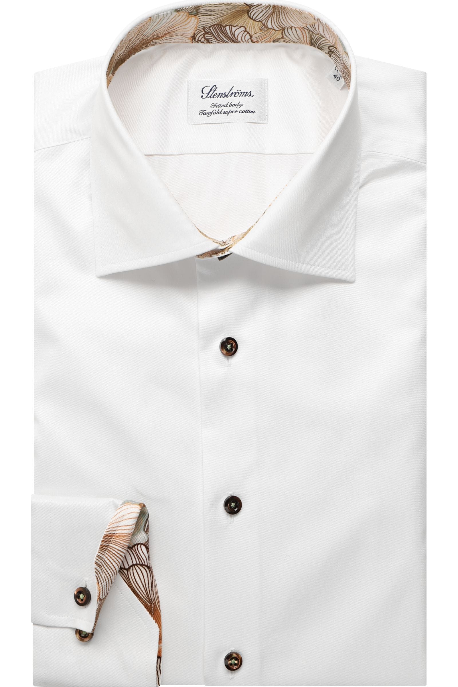 Stenströms Fitted Body shirt white, One Colour | Hemden.de