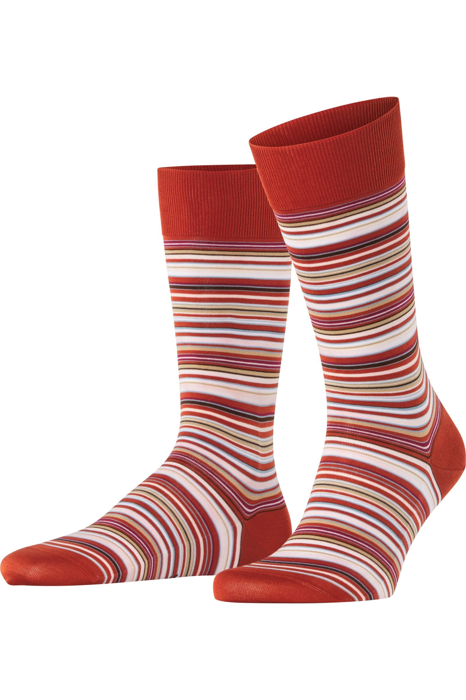 FALKE socks Microblock terra, Striped | Hemden.de